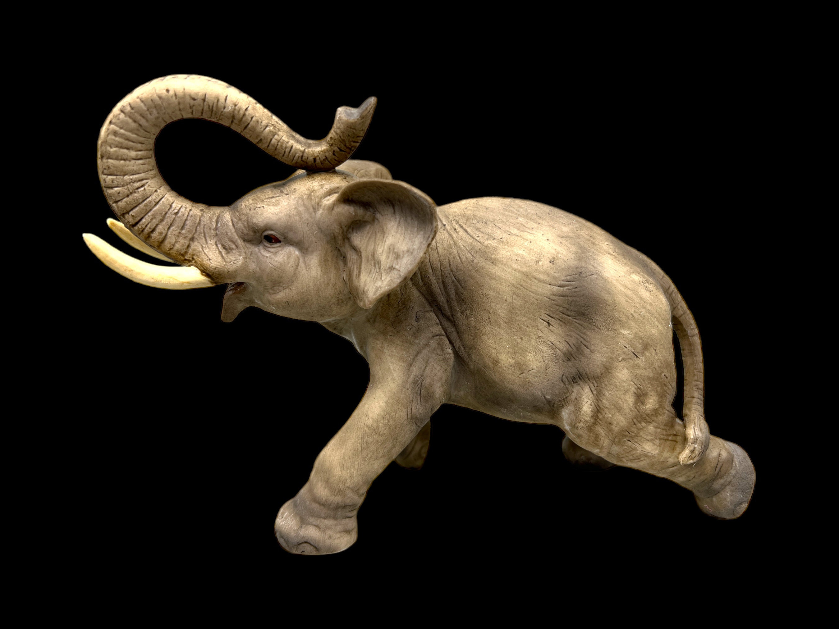 Elephant Figurine, Andrea by Sadek, Realistic 7994, Japan - Etsy