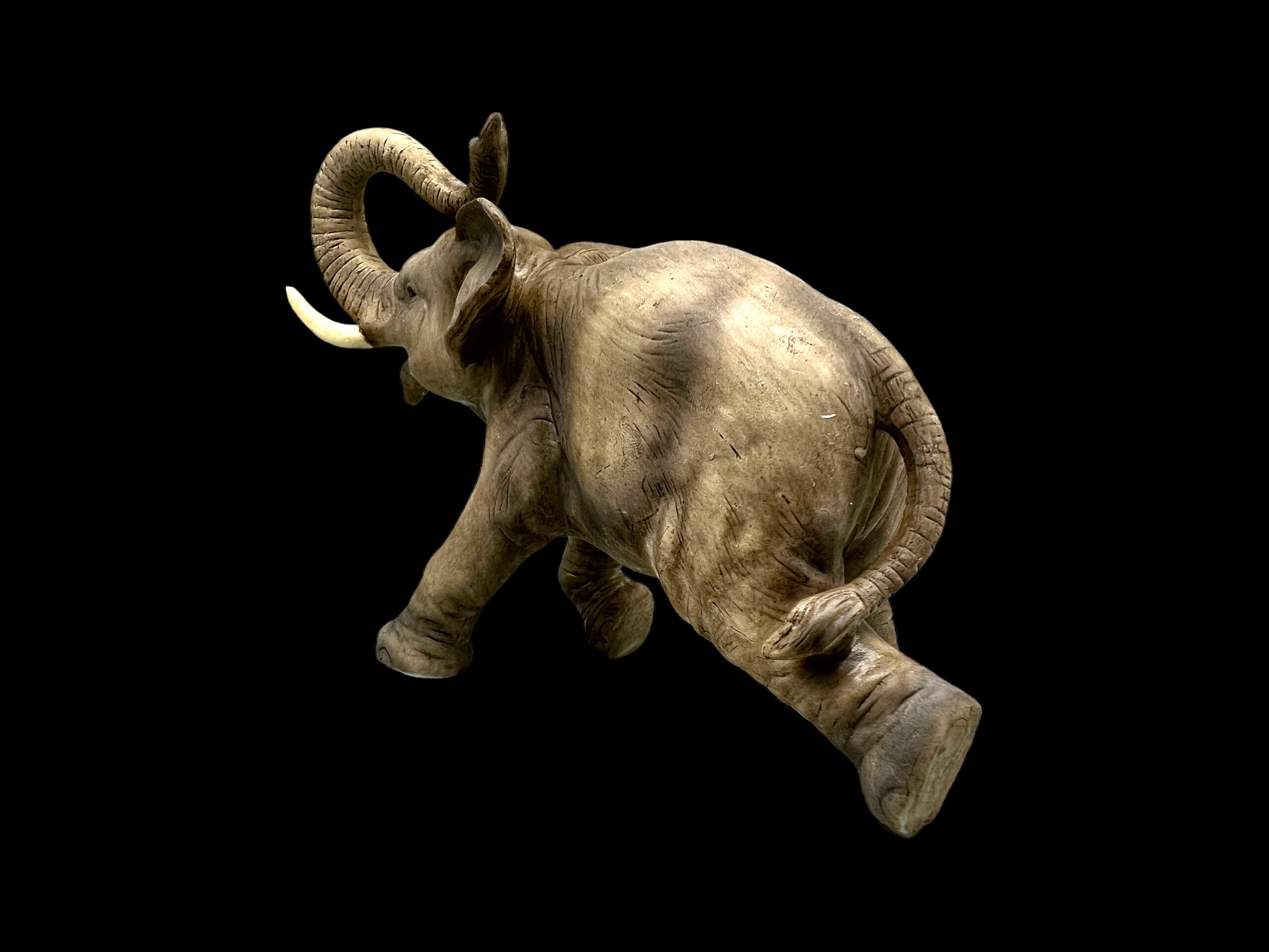 Elephant Figurine, Andrea by Sadek, Realistic 7994, Japan - Etsy