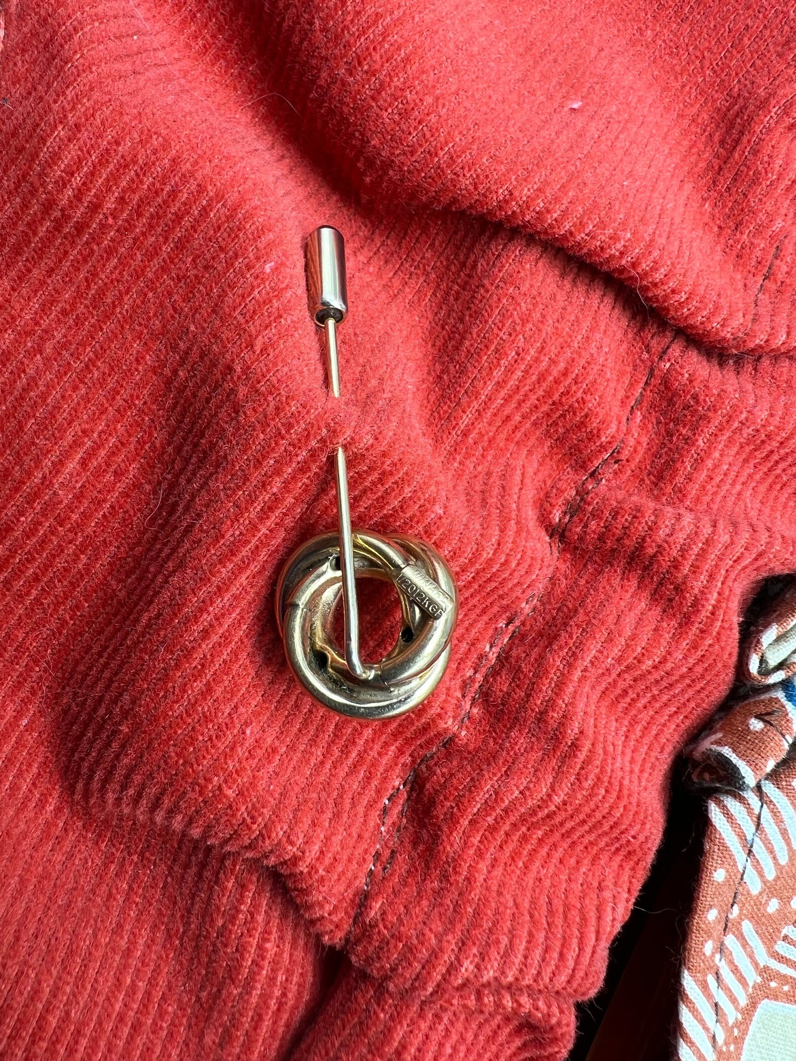 Winard Gold Plated Stick Pin, 1970s, Rosette Jewelry - Etsy