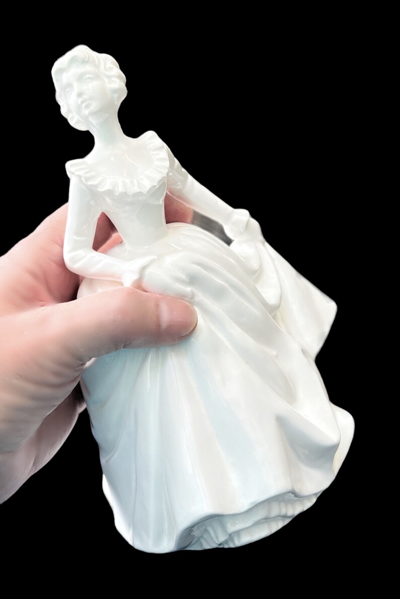 Victorian Lady in White Rare Duncan Royale Large Figurine - Etsy