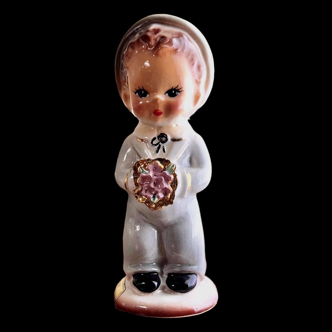Josef Originals, Teddy, 50s Early Doll, Holding Flowers, Muriel George ...
