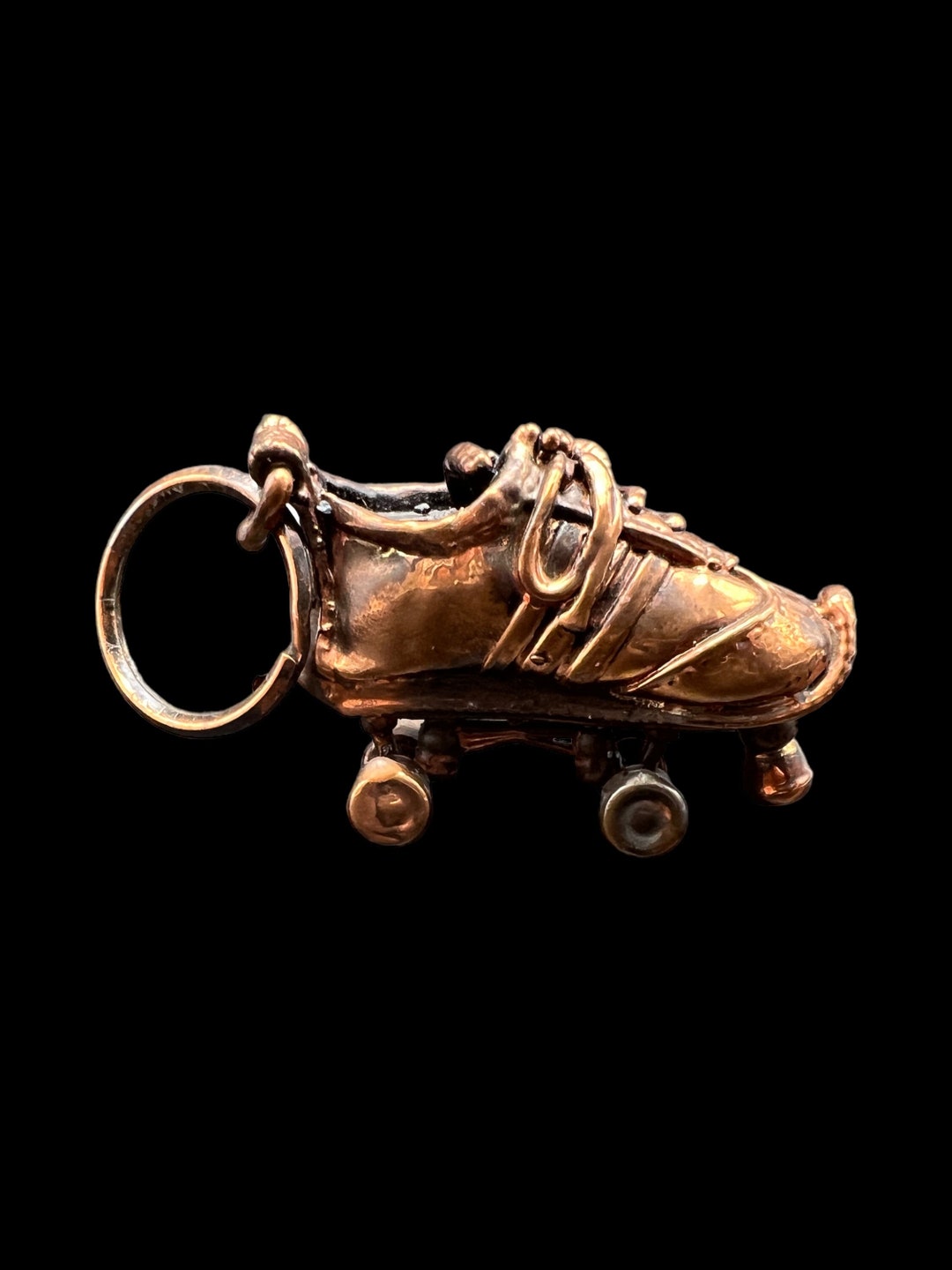 Skate Key Chain,large, Bronze Look - Etsy
