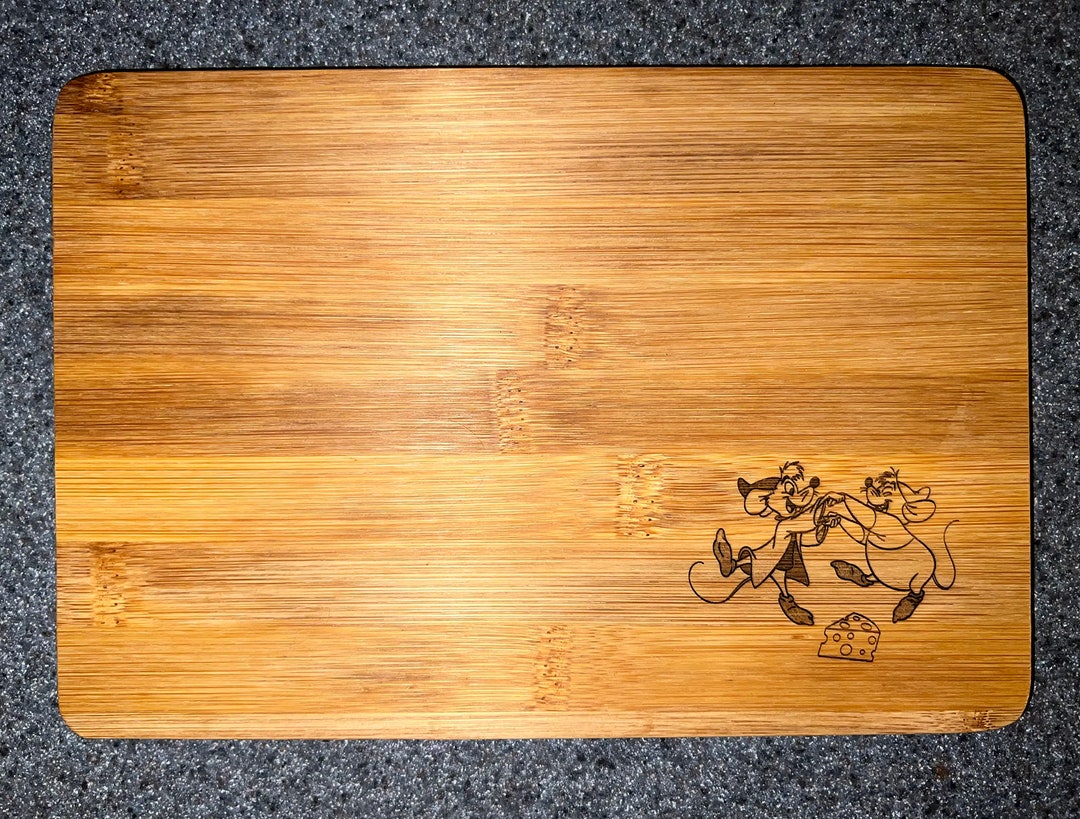 Cinderella Mice Bamboo Cheese Board - Etsy