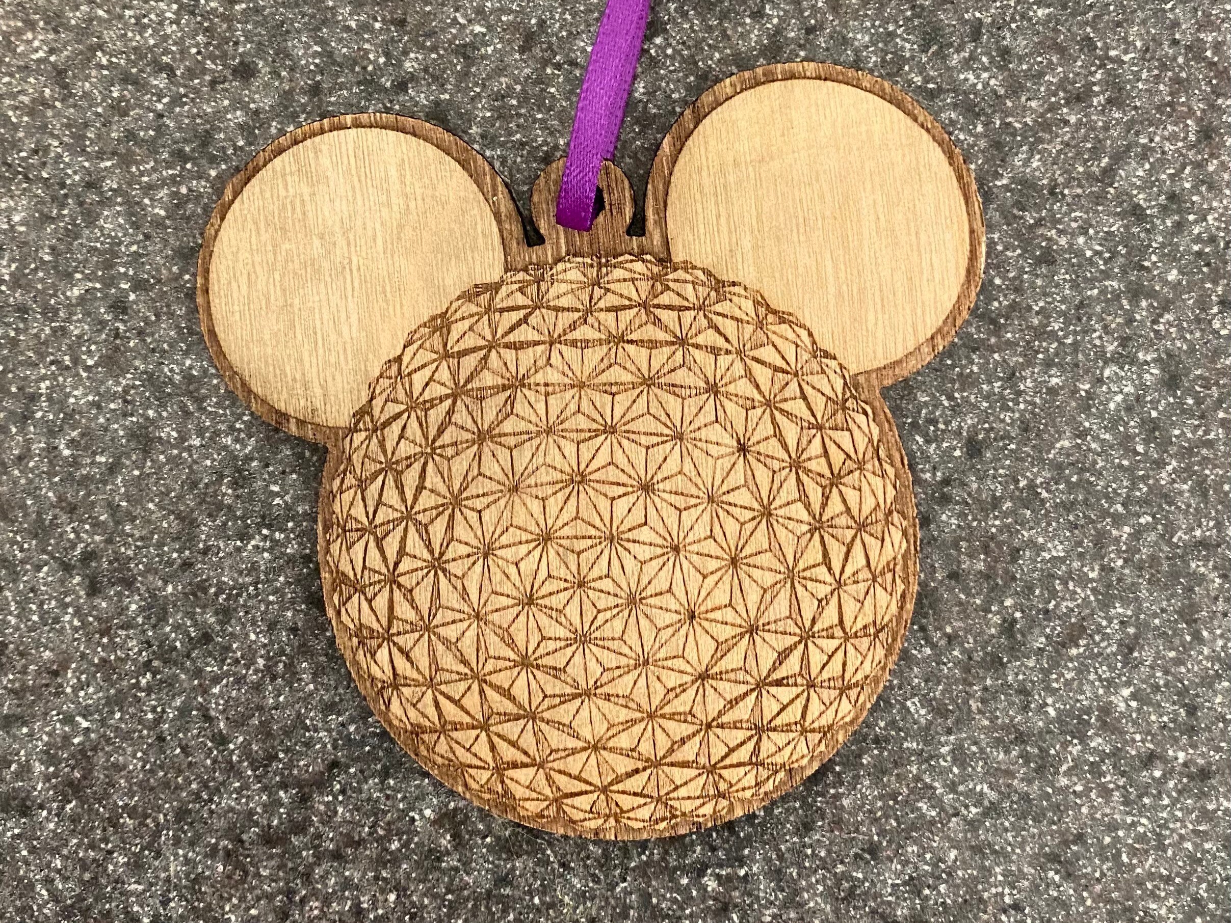 Mickey Mouse Epcot Ornament - Etsy