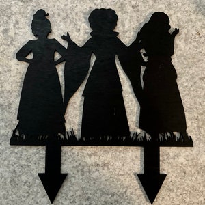 Hocus Pocus Shadow Garden Stake - Etsy