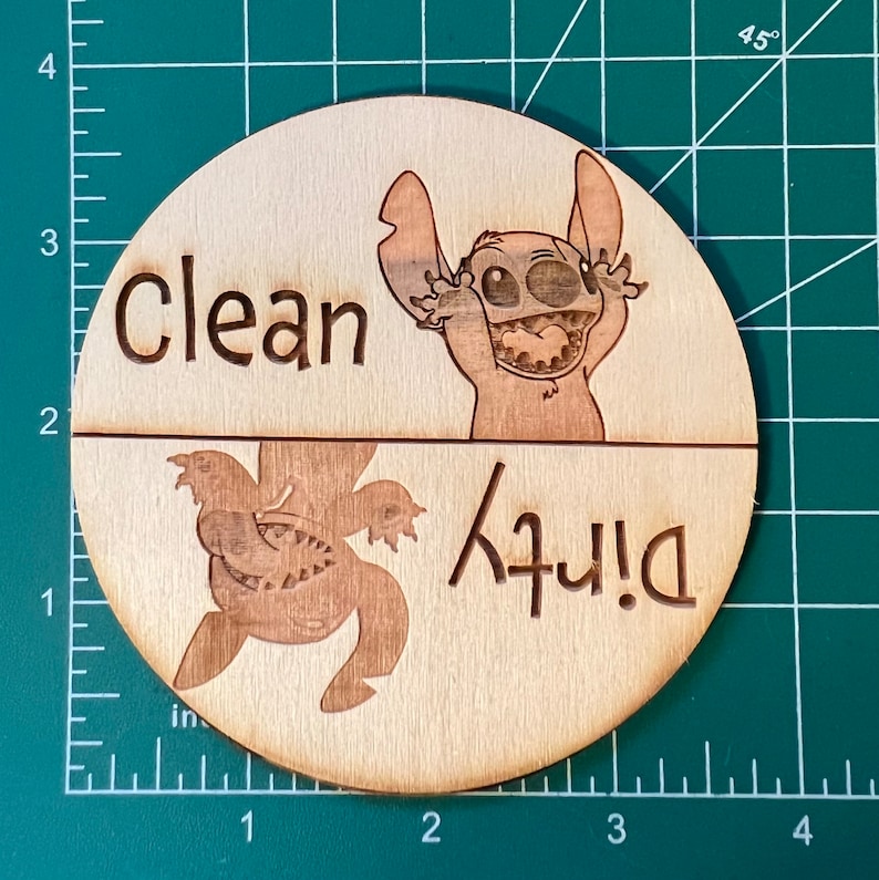 Disney Inspired Stitch Dishwasher Magnet Laser Engraved - Etsy