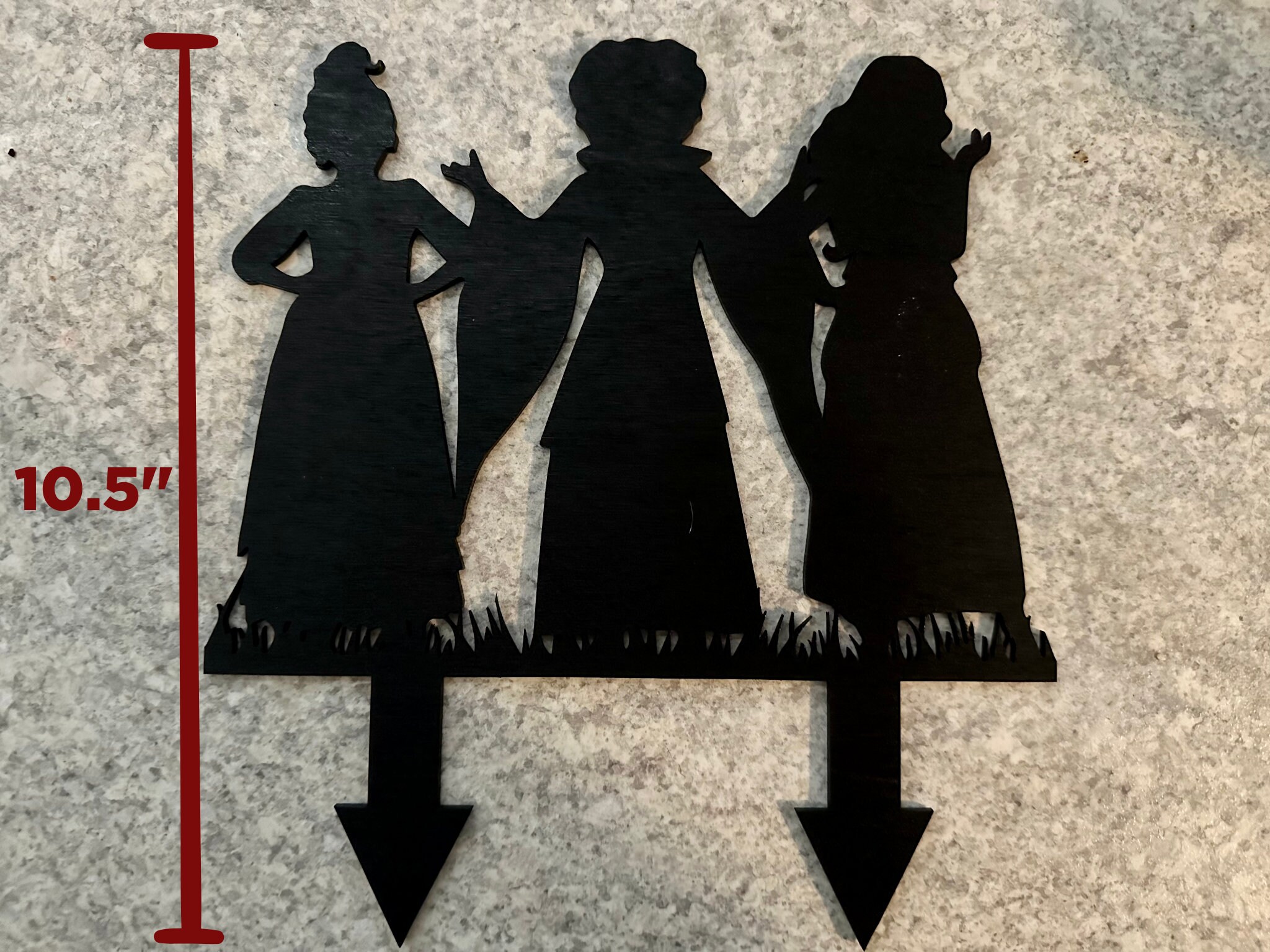 Hocus Pocus Shadow Garden Stake - Etsy