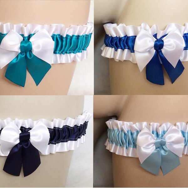 Royal Blue Garter - Etsy