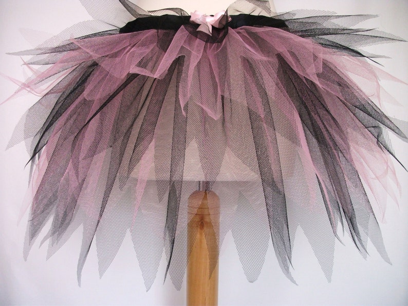 Ladies Adult Black Pale Pink Half Tutu Bustle Net Over Skirt - Etsy