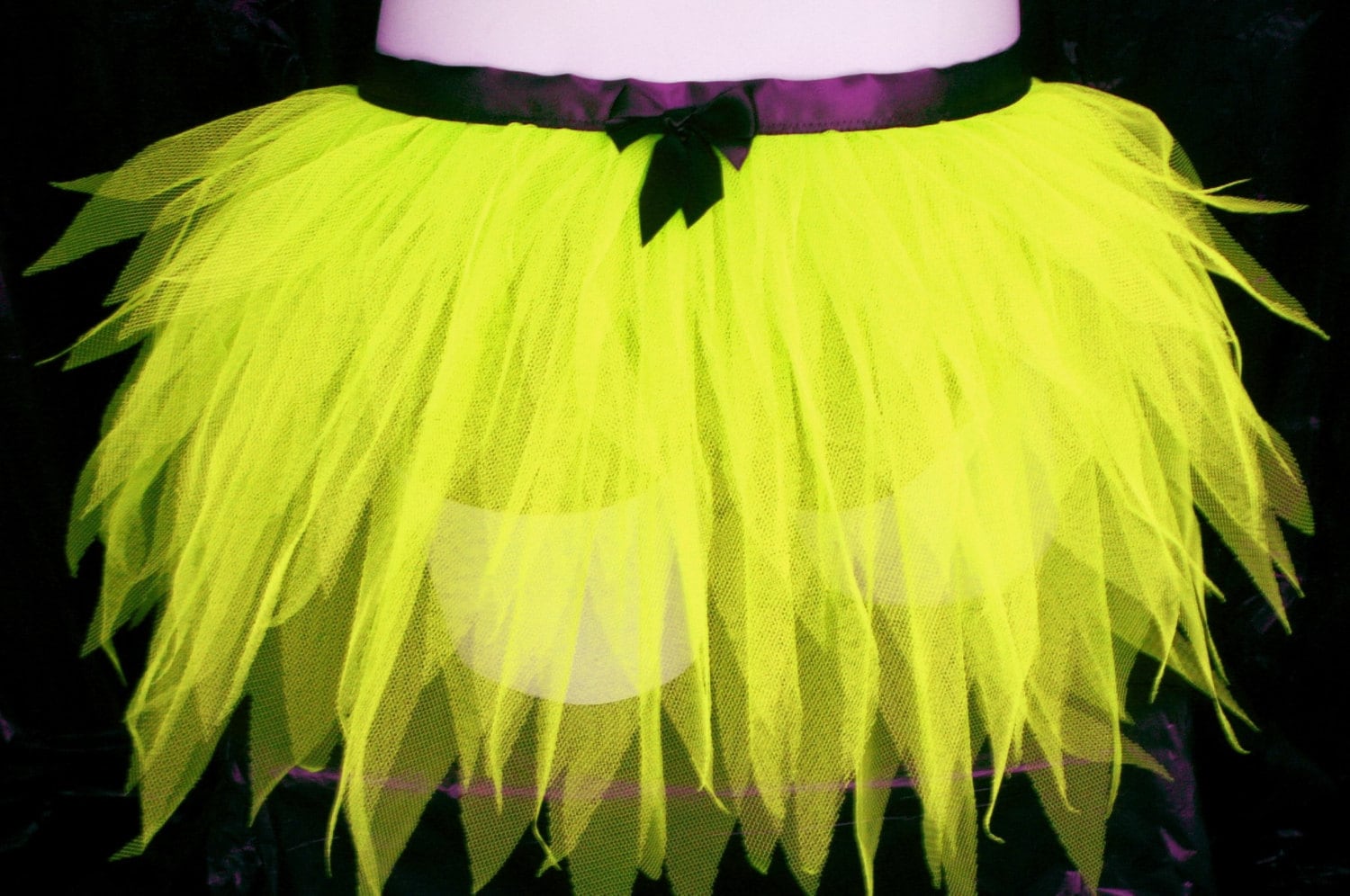 Adult Ladies Fluorescent Neon Lemon Yellow Half Tutu Bustle - Etsy UK