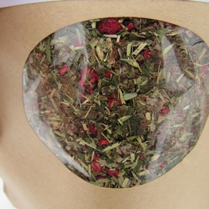 Nourish Herbal Tea Nettles, Oatstraw, and Raspberry Leaf Tea Organic ...