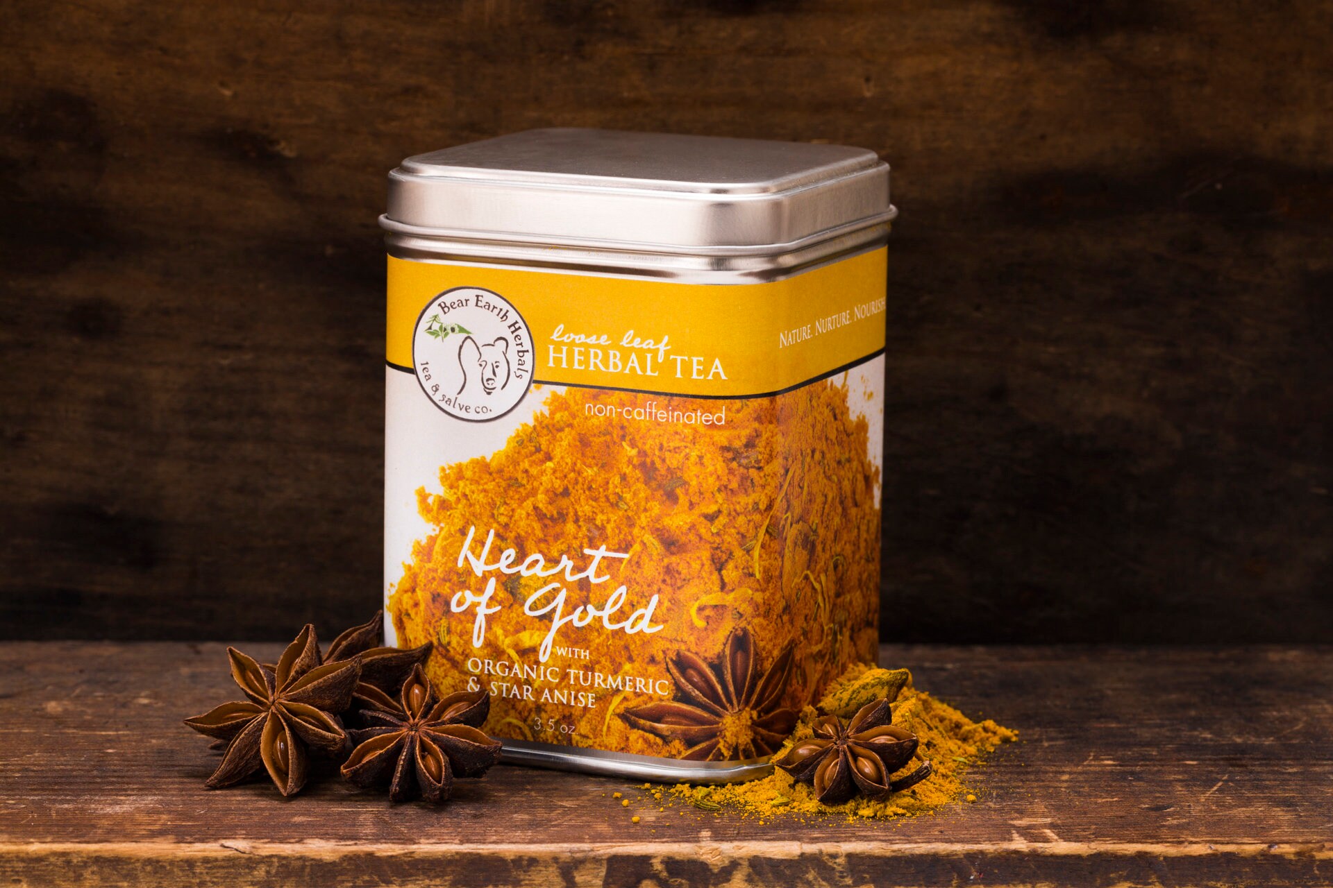 Heart of Gold Turmeric Tea Organic Turmeric Star Anise | Etsy