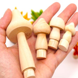 Felt Wooden Ring Felt Leaves Plug, Wind Weather & Wooden Mushrooms ...