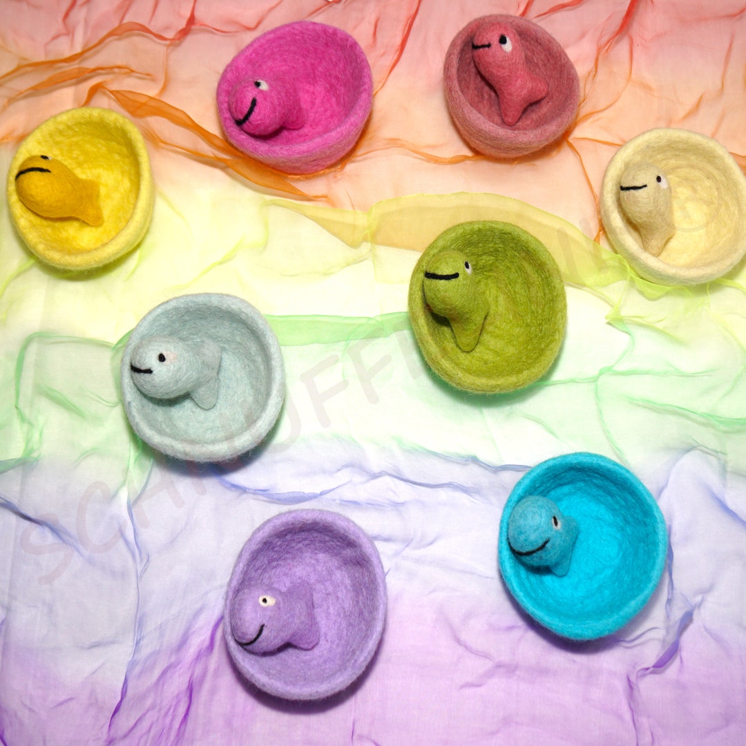 Rainbow Blanket, Rainbow Scarf Fitting to Our Rainbow Felt Bowls ...
