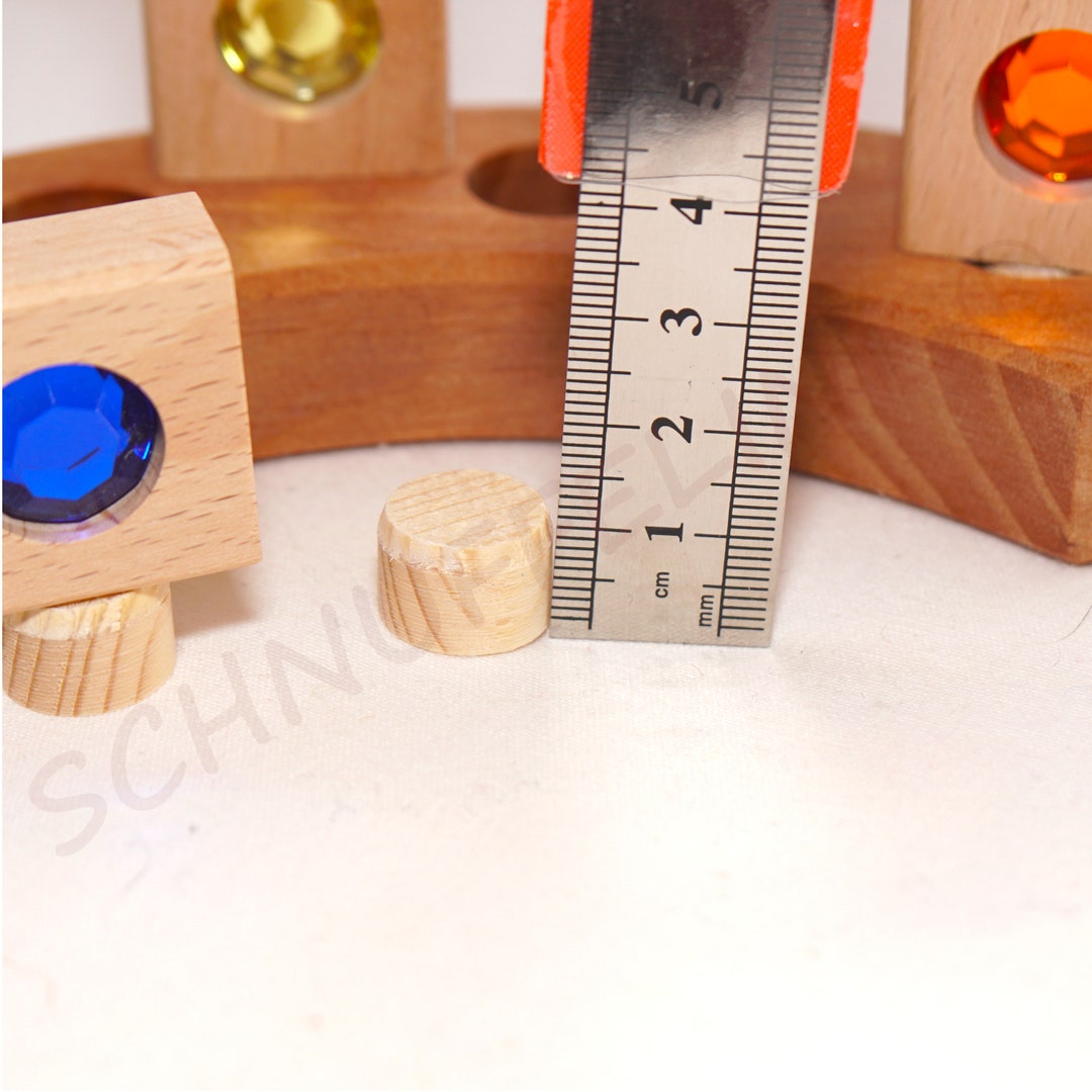 Wooden Plugs DIY Ring Felt Animals Eggs Easter Decoration - Etsy