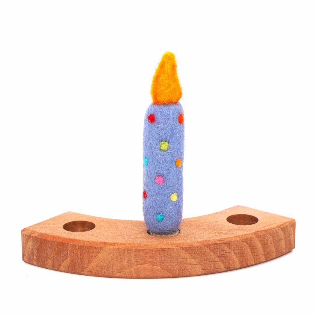 Birthday Candle Fire Free, Felt Candles for Grimms, Wool Ornaments ...