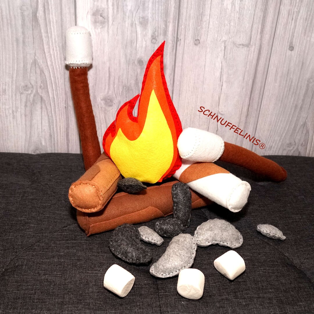 Felt Campfire Christmas Gift Stockings Stuffer Toddler - Etsy