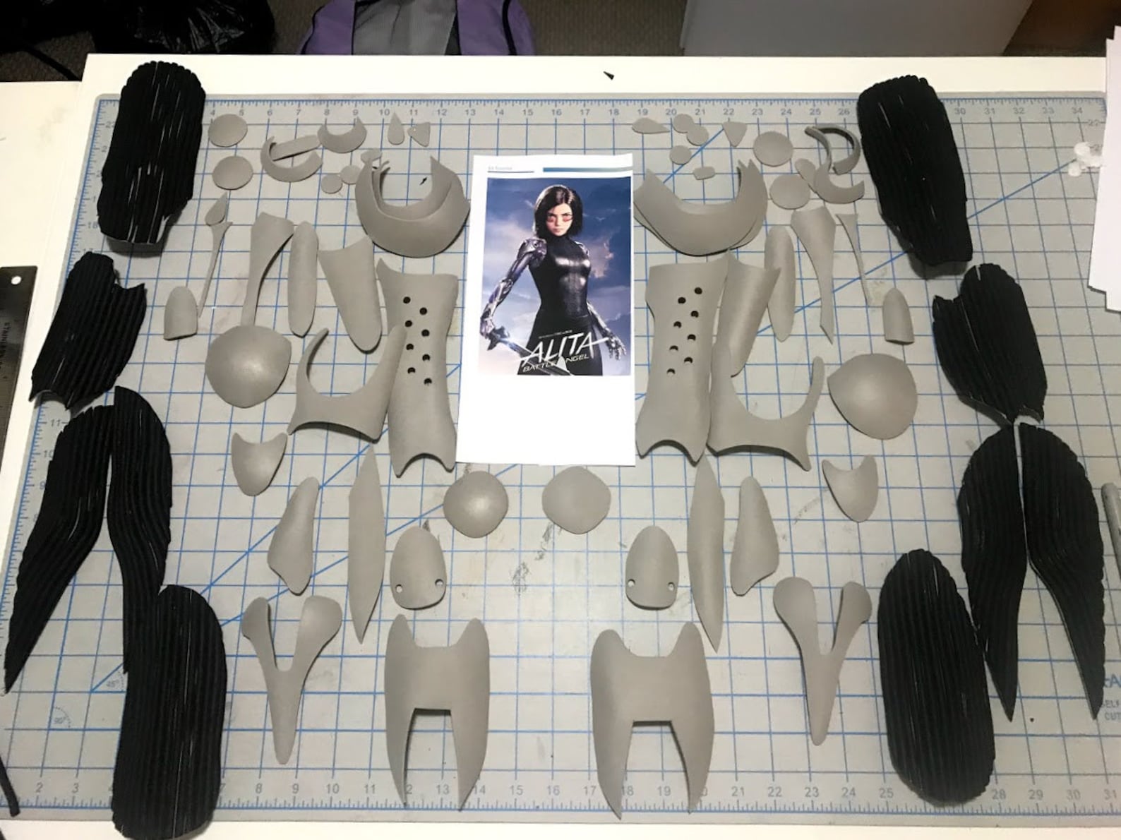 Alita Battle Angel Arm Armor Pattern for Cosplay - Etsy