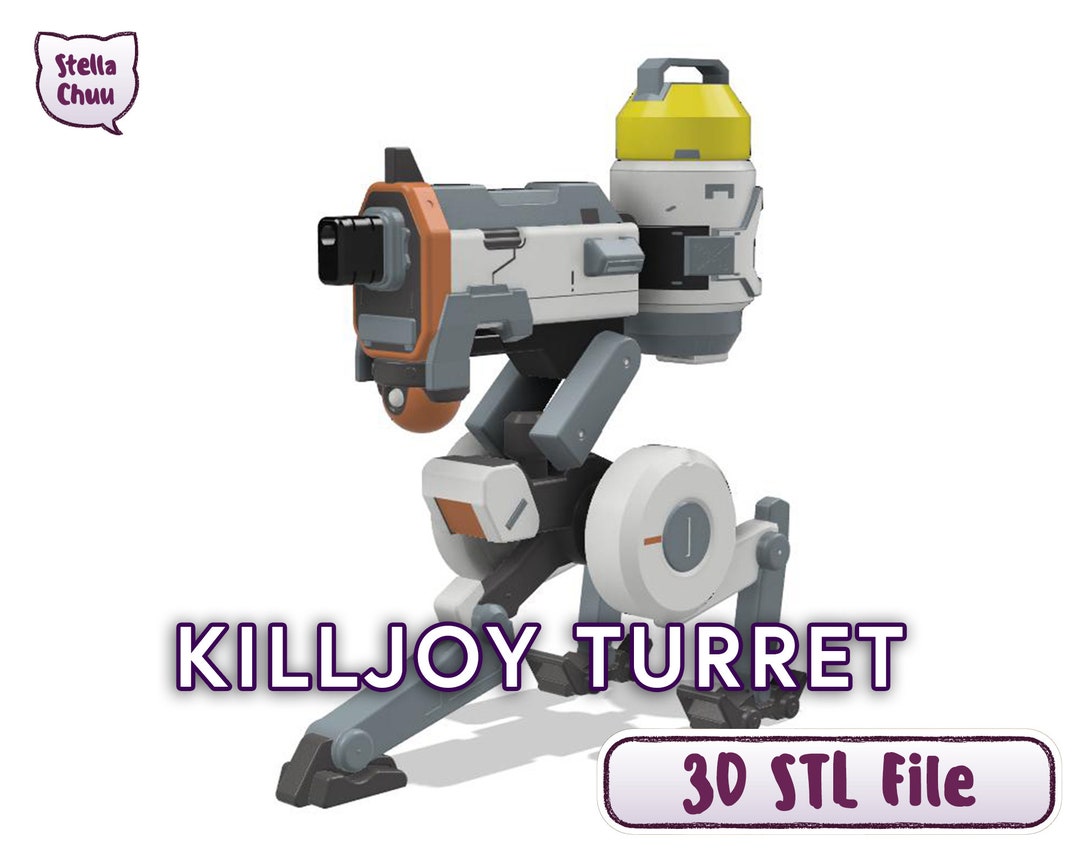 Killjoy Turret Valorant 3D Print File for Cosplay Prop - Etsy