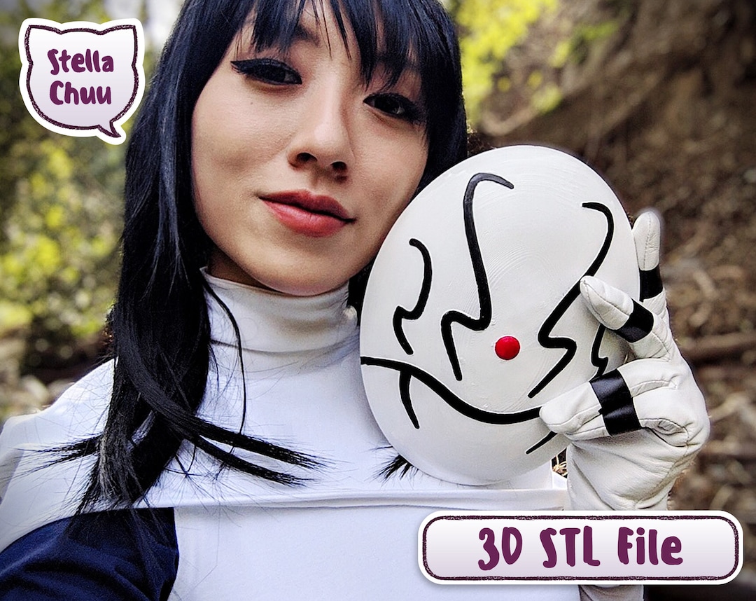 Shizu Mask From Reincarnated as a Slime 3D Print File for Cosplay - Etsy