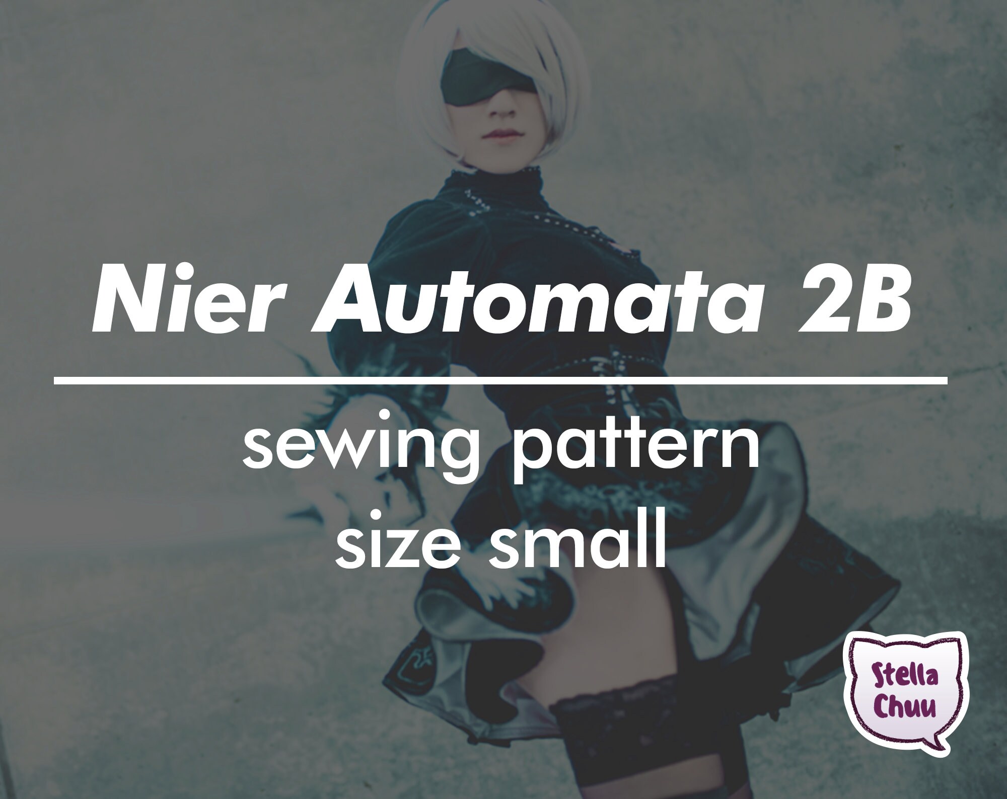 2B Nier Automata SIZE SMALL Instructional Sewing Pattern | Etsy