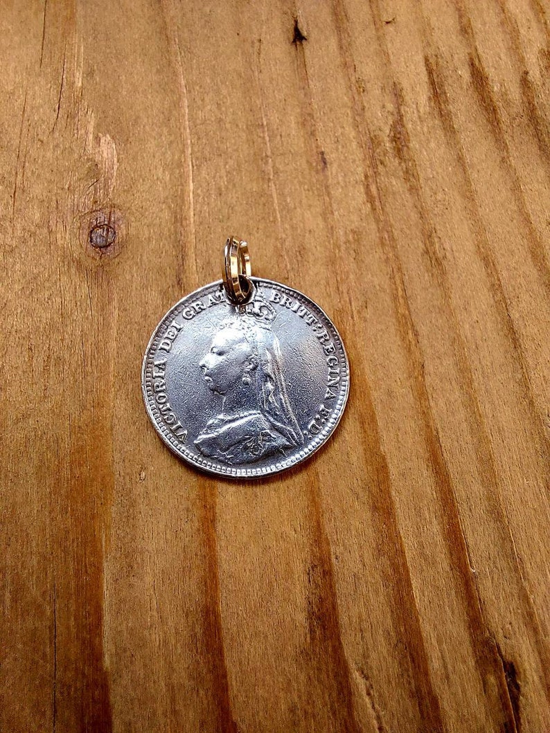 Original Silver Victorian Thrupenny Coin Love Token With E M A - Etsy