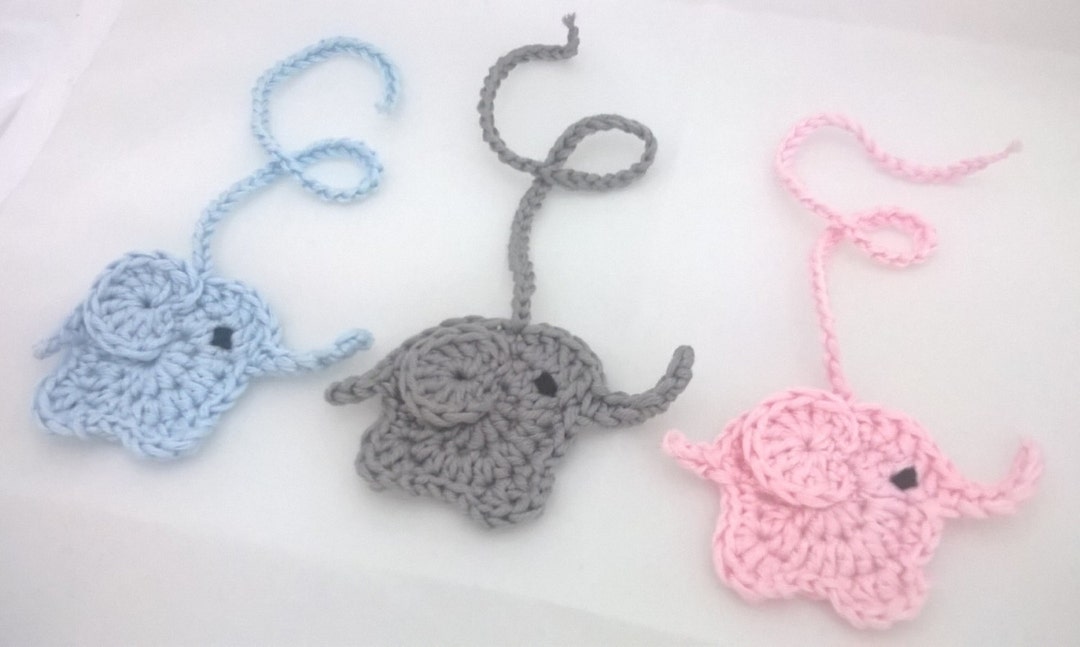 Elephant Tiny Ties, Umbilical Cord Tie, Unisex Baby Shower Gift, Gender ...