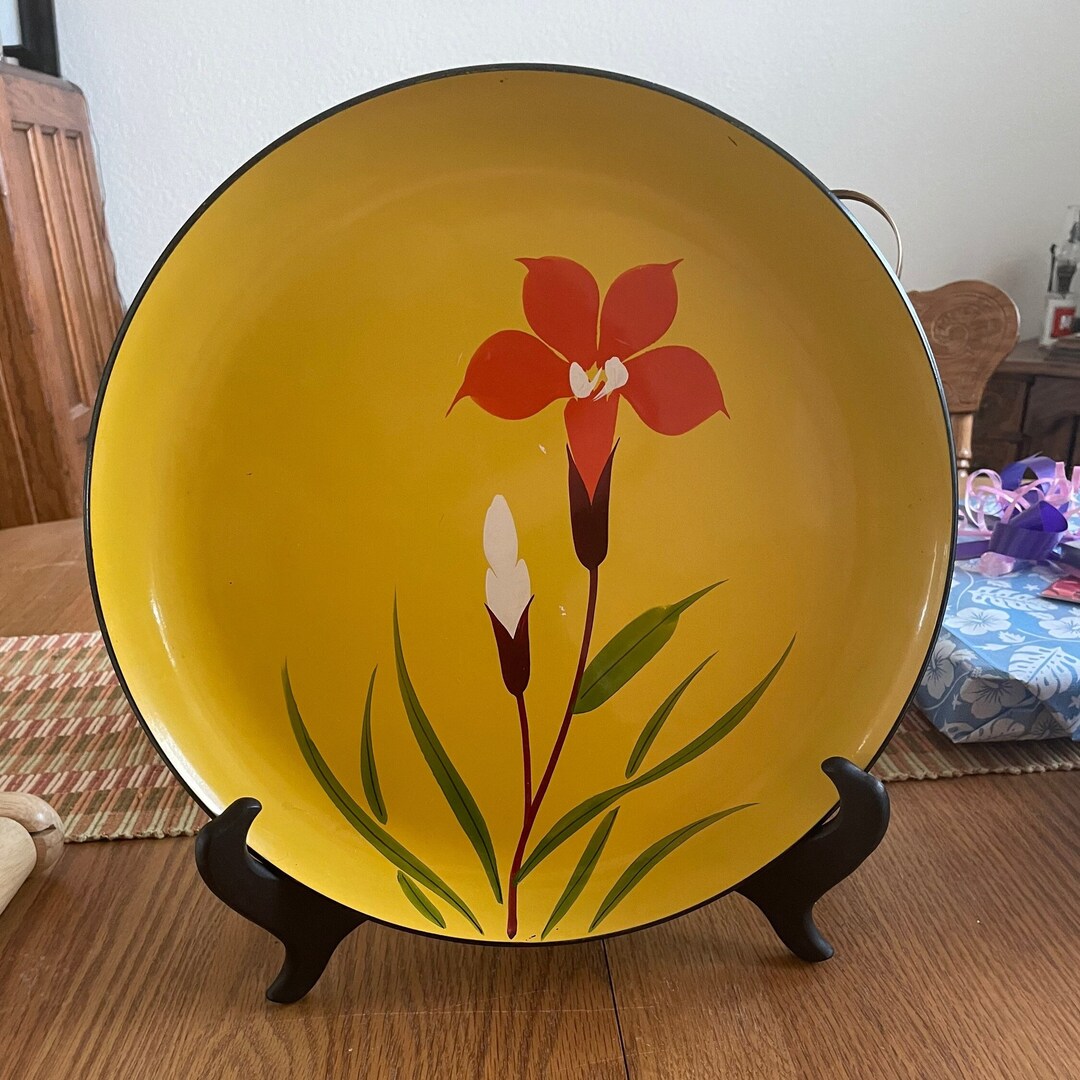 Mid Century Modern Davar Lacquer Ware Tray/plate 11 - Etsy