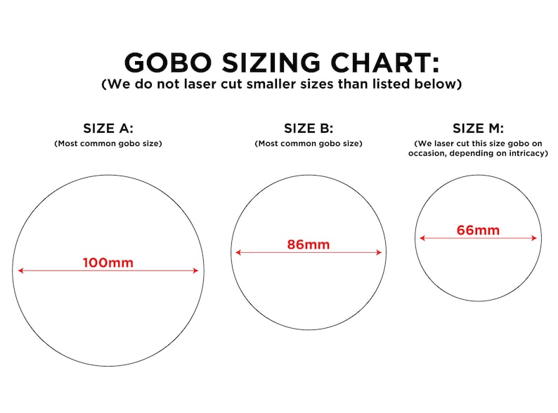 Personalized Gobo Design for Gobo Light Projector - Etsy