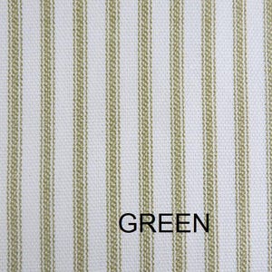 Ticking Stripe Dust Ruffle/bedskirt/green Ticking Dust Ruffle/dust ...