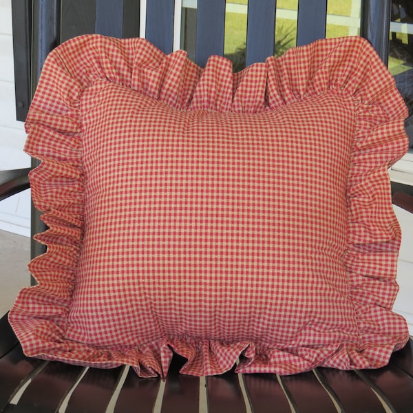 Red Gingham Check - Etsy