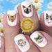 Nail Decals, Nail Stickers, Cats Photo Shoot - Siamese, Gray Cat, Gray ...