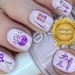 Sewing Nail Art Decals, Water Slide, Easy Nail Transfer Stickers ...
