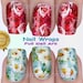 Sewing Nail Art Decals, Water Slide, Easy Nail Transfer Stickers ...