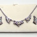1950s Jay Flex Sterling Necklace and Earrings Set Parure Sterling ...