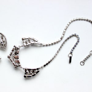 1950s Jay Flex Sterling Necklace and Earrings Set Parure Sterling ...