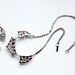 1950s Jay Flex Sterling Necklace and Earrings Set Parure Sterling ...