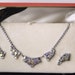 1950s Jay Flex Sterling Necklace and Earrings Set Parure - Etsy Canada