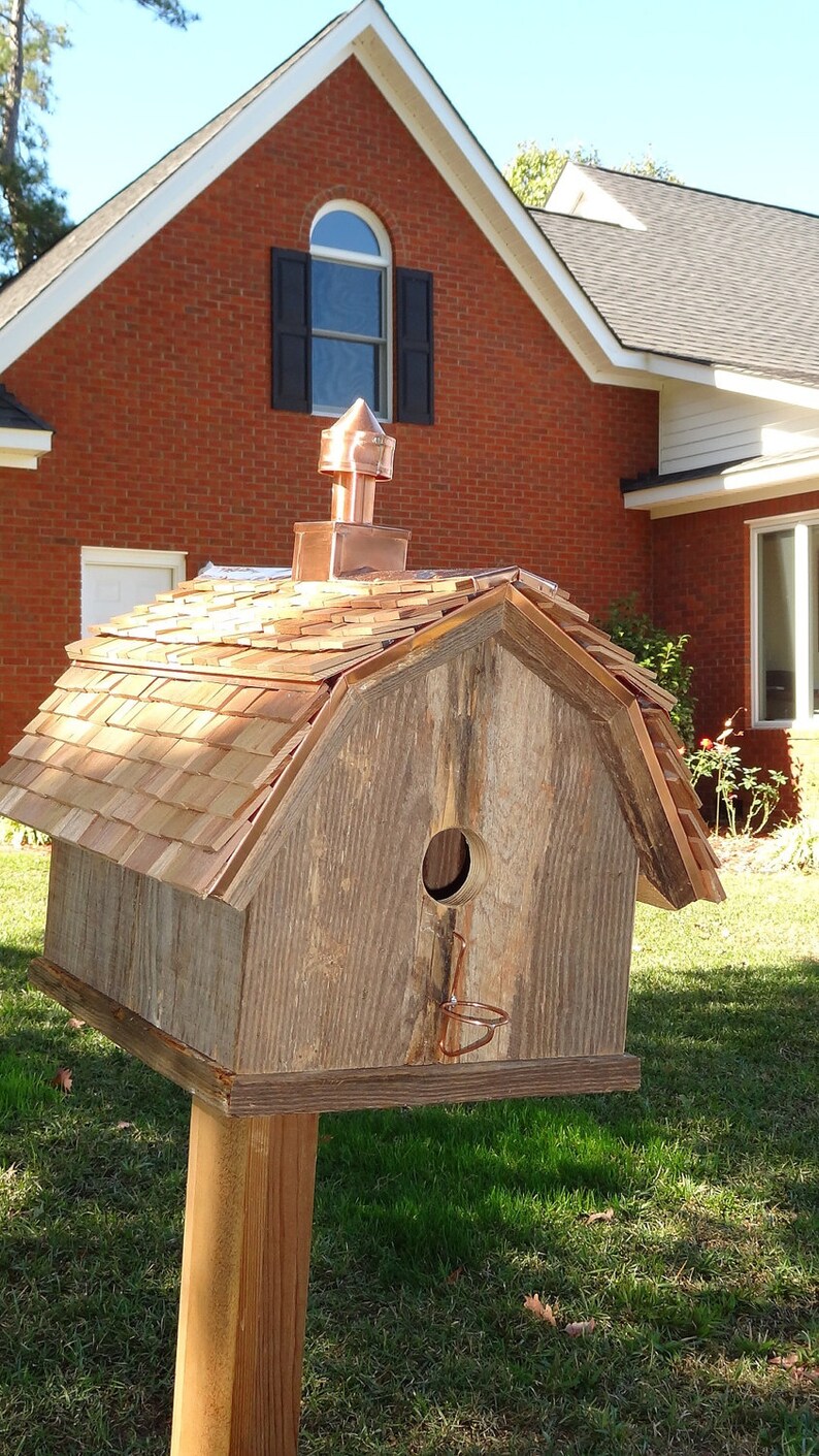 Rustic Barn Bird House | Etsy