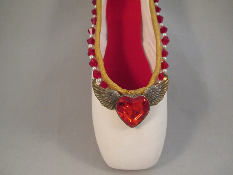 Ruby - the Birthstone Collection - Decorated Pointe Shoe - Etsy