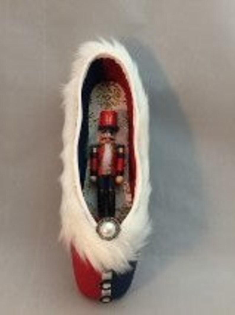 Nutcracker Patriotic Decorated Pointe Shoe - Etsy