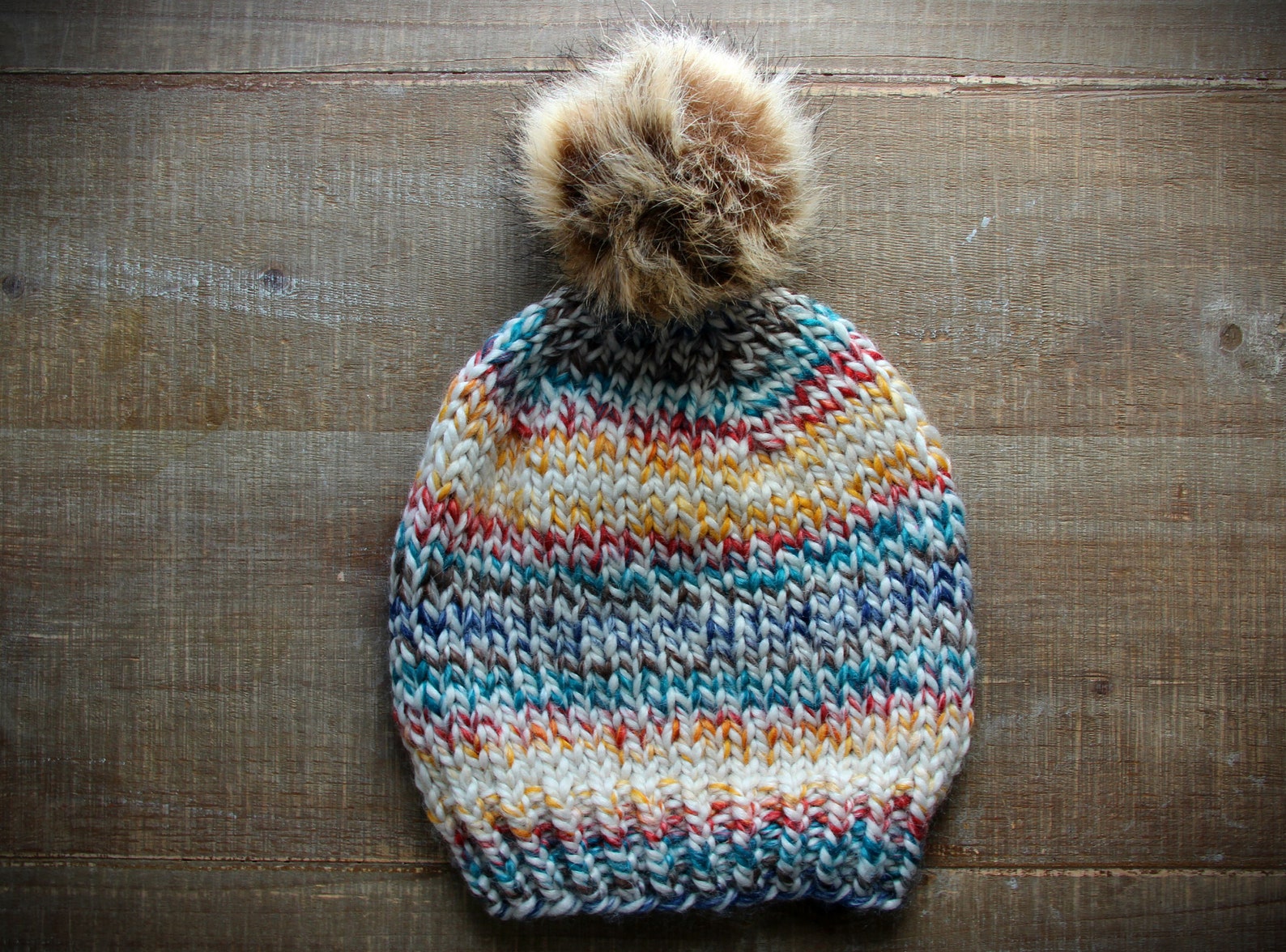 Chunky Knit Hat Pattern Downloadable Hat Pattern Winter Hat - Etsy