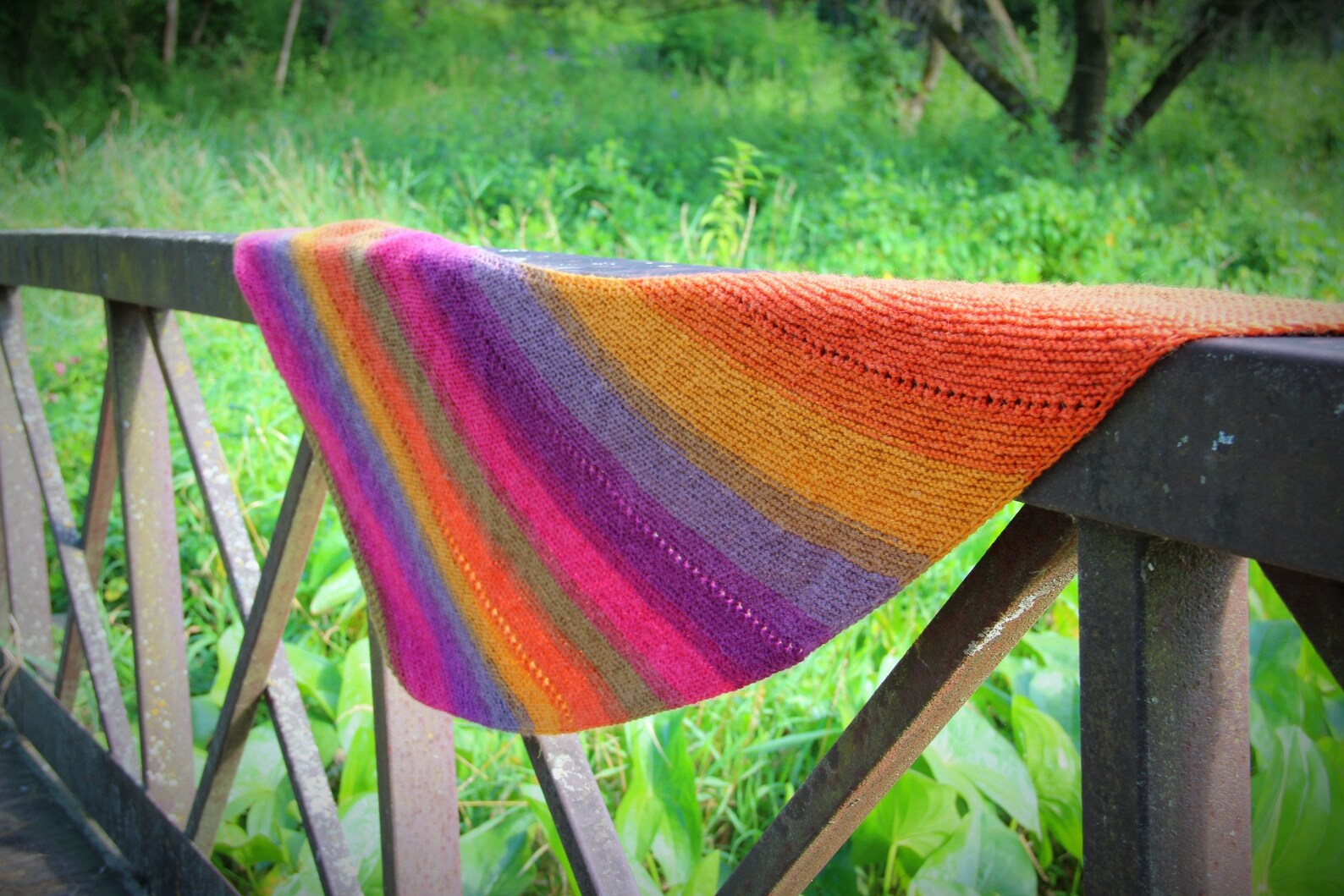 Boomerang Knit Shawl Pattern, Triangle Scarf (PDF Pattern) - Etsy