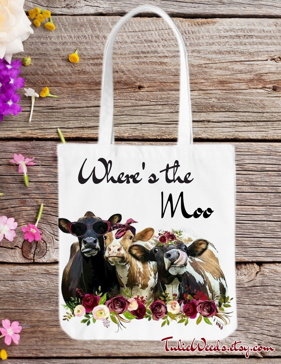 Where's the Moo Cow Tote, Tote Bag, Purses, Canvas Tote, Shopping Bag ...