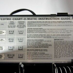 Fedtro Powerhouse Deluxe Battery Charger and Tester Model CH-ACD 9V AA ...