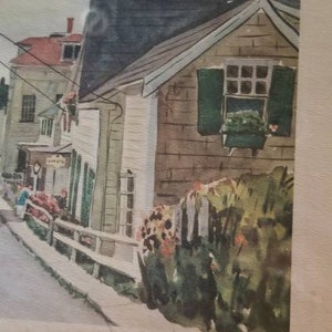 Pair William Mck Spierer Watercolor Prints Framed Signed EVENTIDE ...