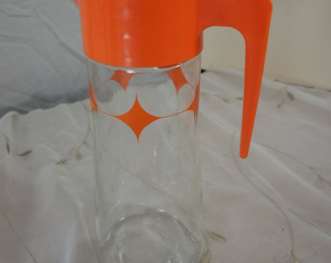 Tang Pitcher With Orange Stars Atomic Era Quart Size Serving Milk Kool ...