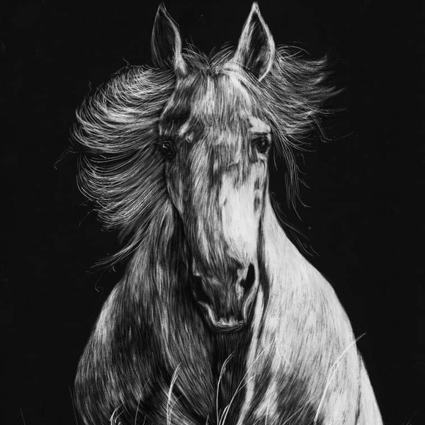 Scratchboard Art - Etsy