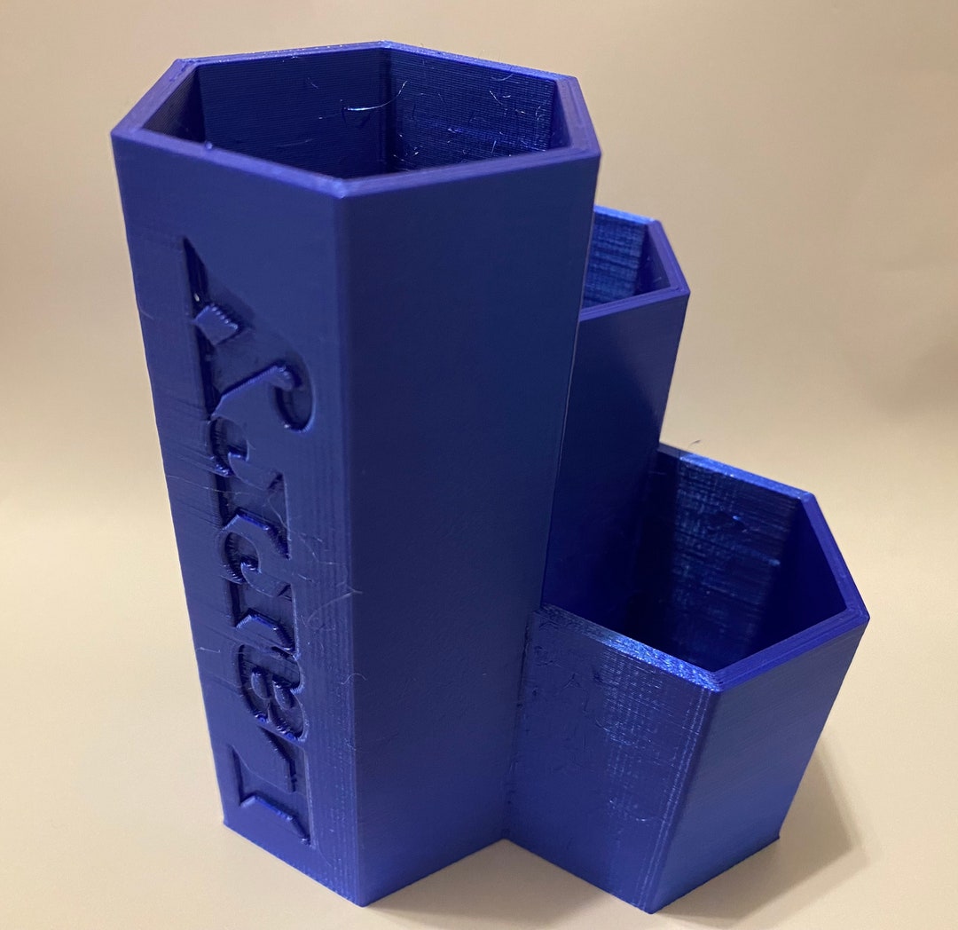 Personalized 3D Printed Hexagon Organizer - Etsy