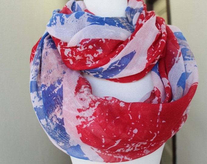 British Flag Print Scarf for Woman Great Accessory for Your Outfit - Etsy